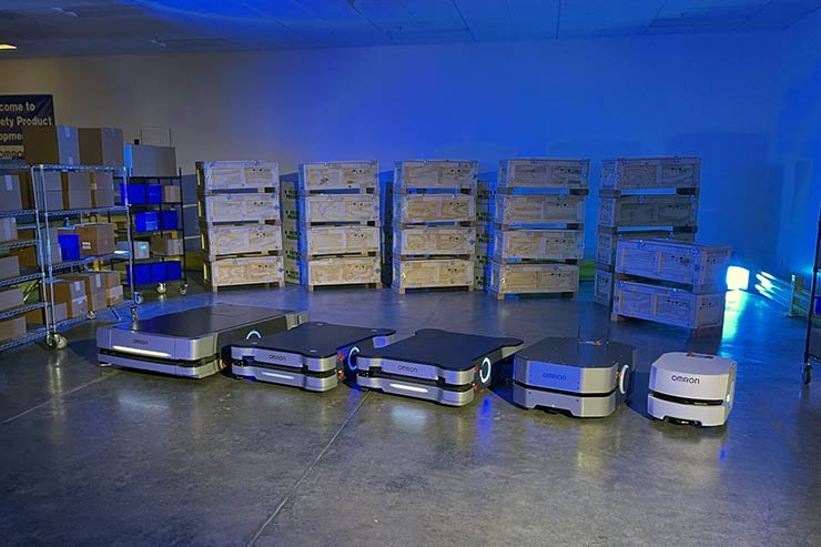 OMRON presenta i nuovi robot mobili autonomi della serie MD