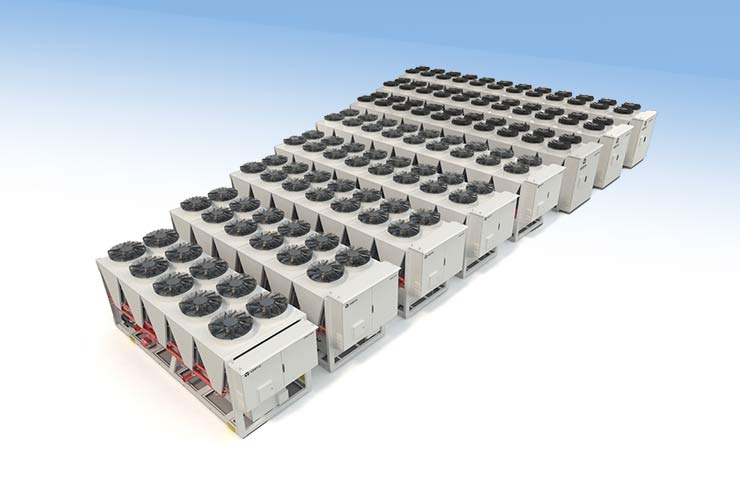 Vertiv presenta in EMEA i chiller ad alte densità e capacità